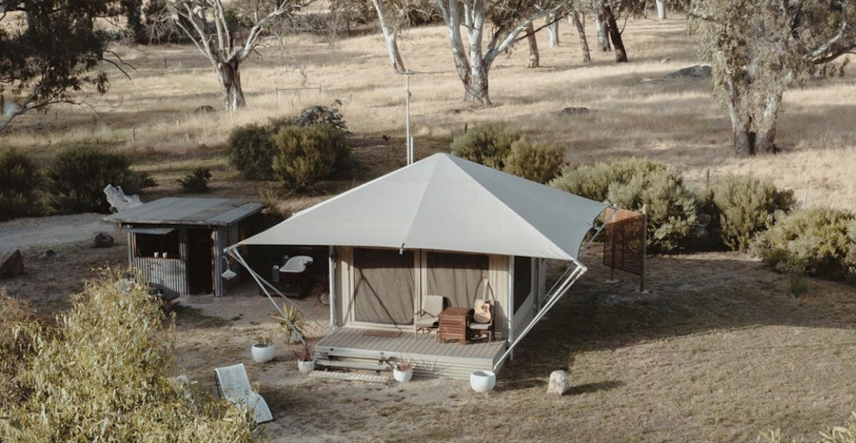 Experience the raw beauty of the Barossa in a luxury glamping tent ...
