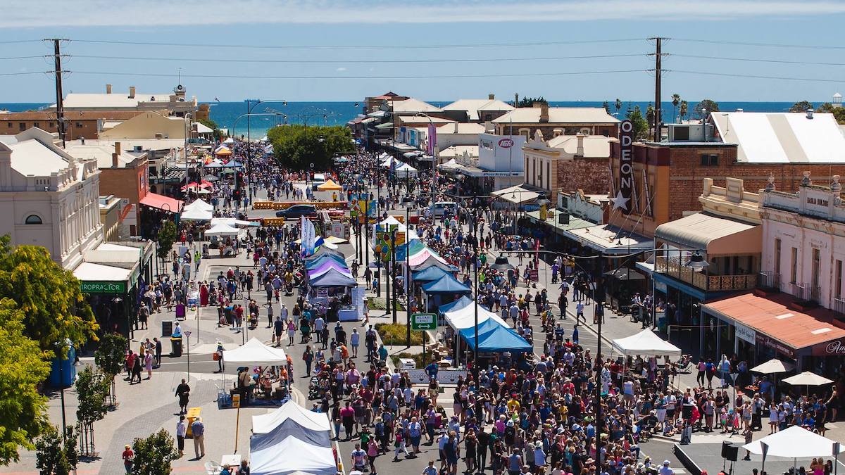 Follow the yellow brick road to the Semaphore Street Fair